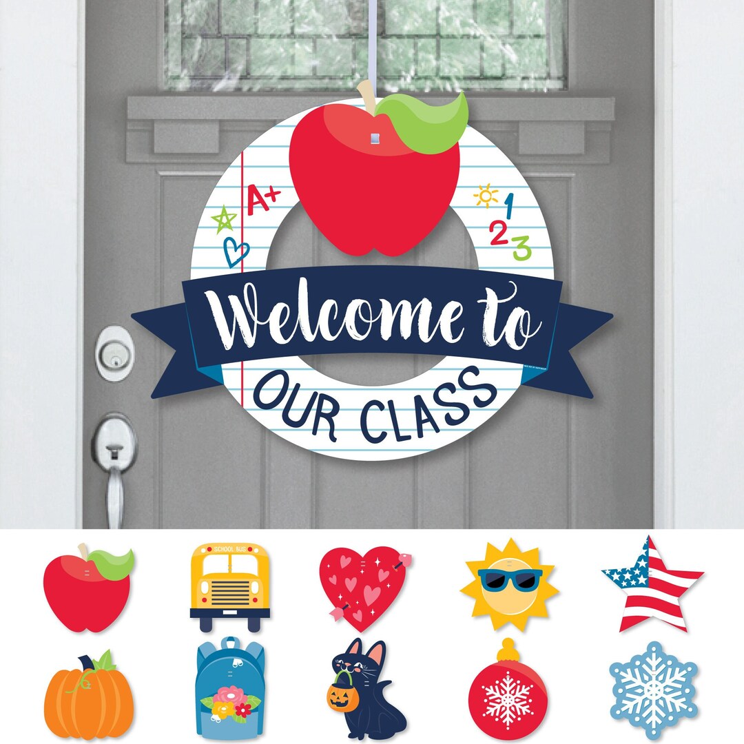 Welcome to Our Class - Front Door First Day of School Classroom ...