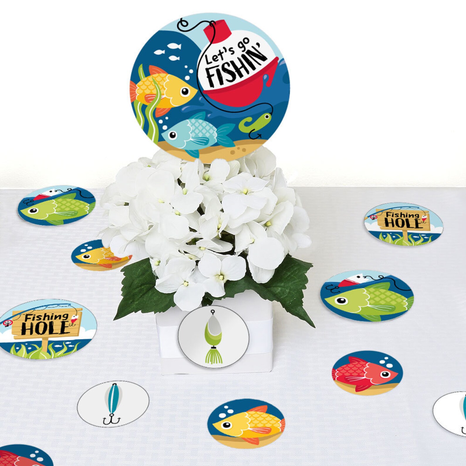 Lets Go Fishing Fish Themed Birthday Party or Baby Shower - Etsy