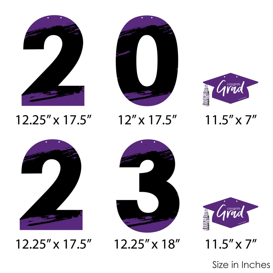 Purple Grad Best is yet to Come Large Purple Graduation - Etsy