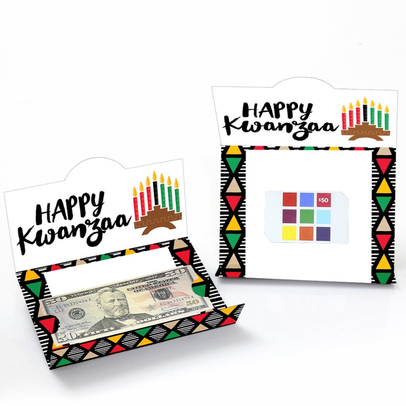 Happy Kwanzaa African Heritage Holiday Money and Gift Card - Etsy