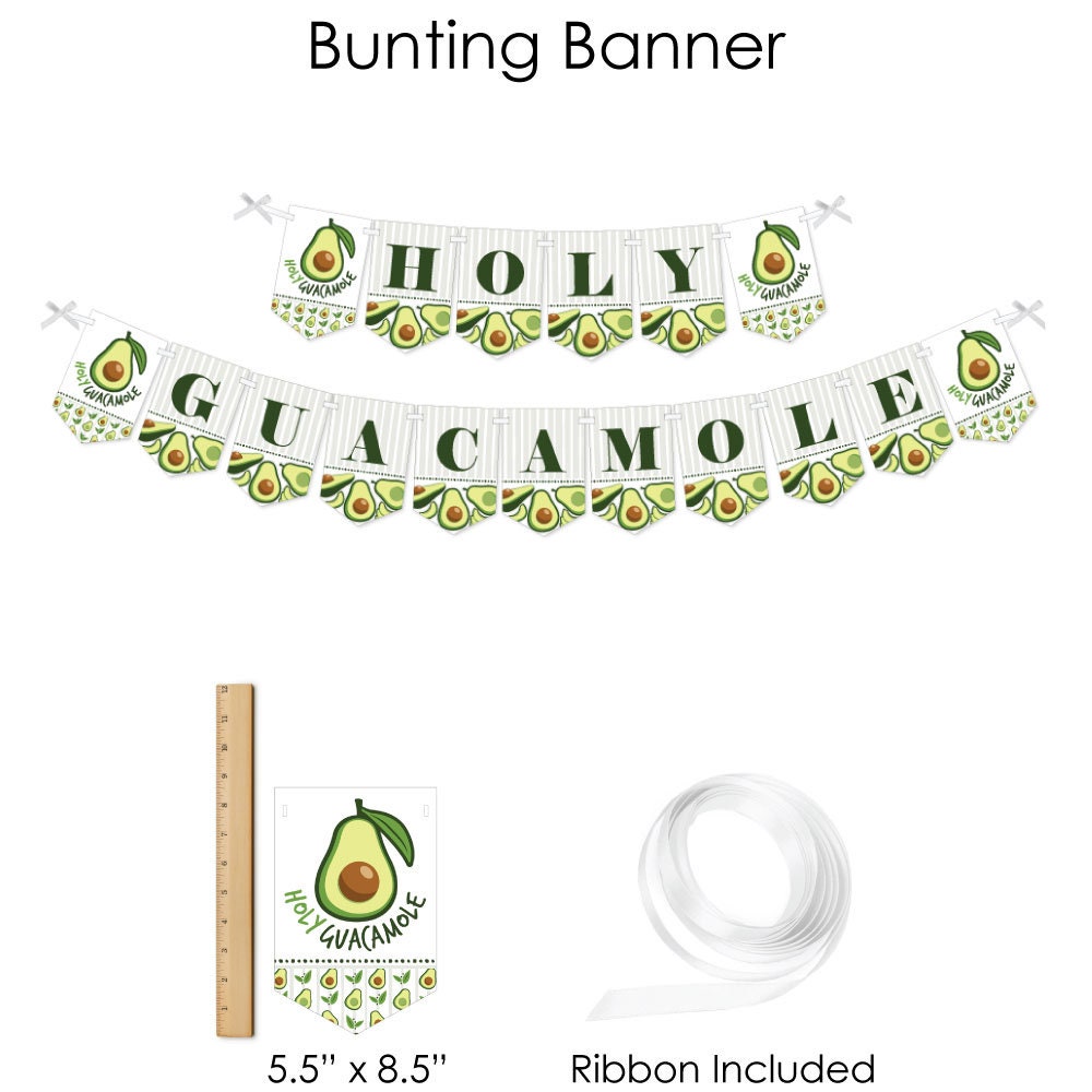 Hello Avocado Fiesta Party Supplies Banner Decoration Kit | Etsy
