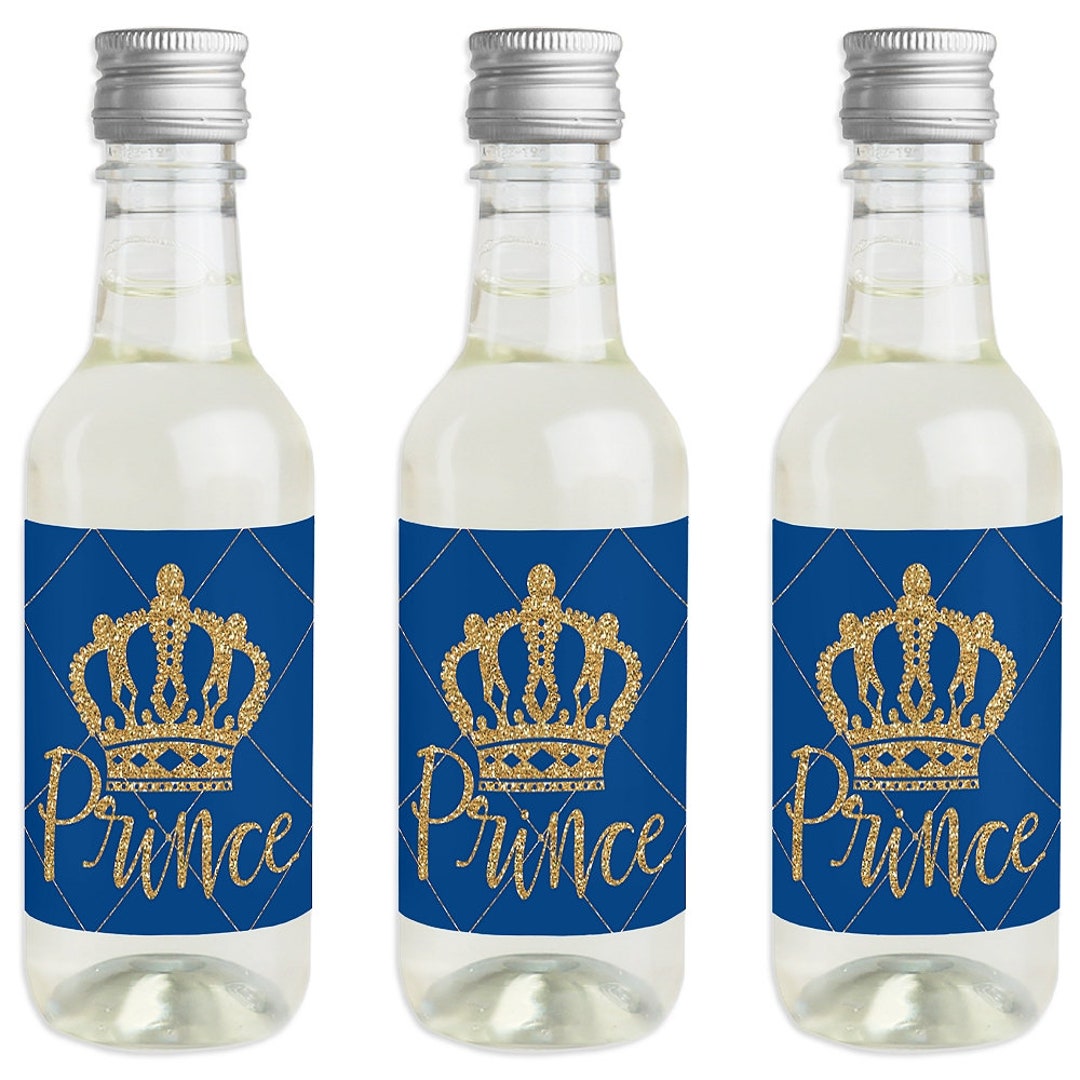 Royal Prince Charming - Mini Wine and Champagne Bottle Label Stickers ...