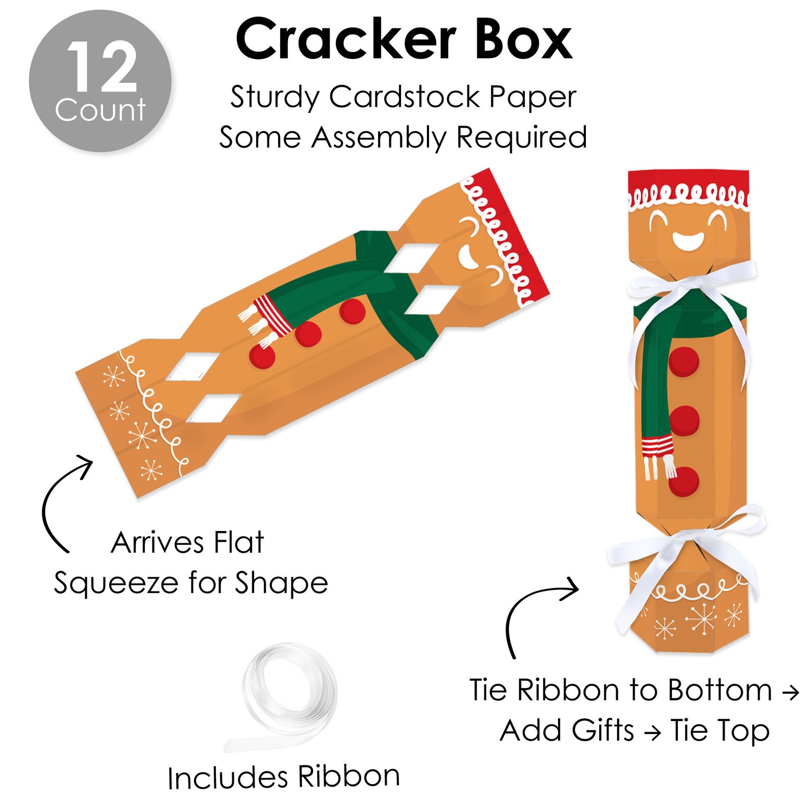 Gingerbread Christmas - No Snap Gingerbread Man Holiday Party Table ...