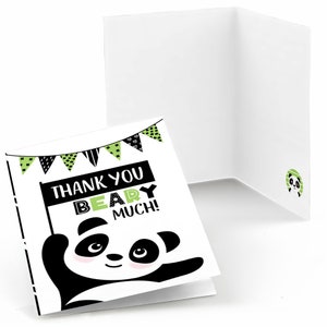 Party Like a Panda Bear - Thank You Cards - Panda Baby Shower or ...