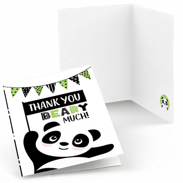 Panda Baby Shower Thank You Cards - Etsy