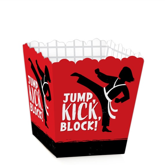 Karate Master - Party Mini Favor Boxes - Martial Arts Birthday Party ...