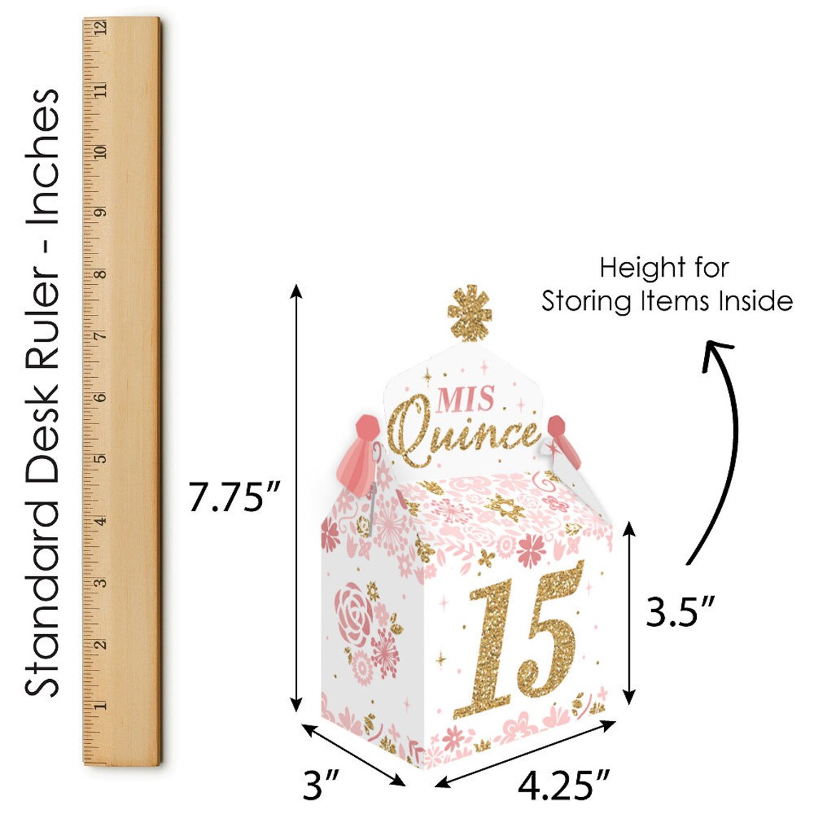 Mis Quince Anos Treat Box Party Favors Quinceanera Sweet | Etsy