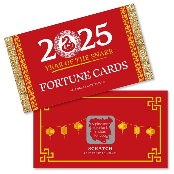 Year of the Snake Card - Etsy