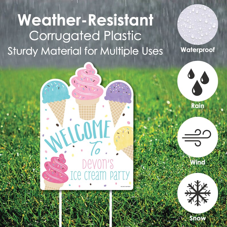 Scoop up the Fun Ice Cream Party Decorations Sprinkles - Etsy