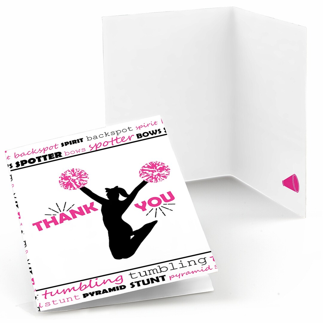 We’ve Got Spirit - Cheerleading - Thank You Cards - Cheer Party Thank ...