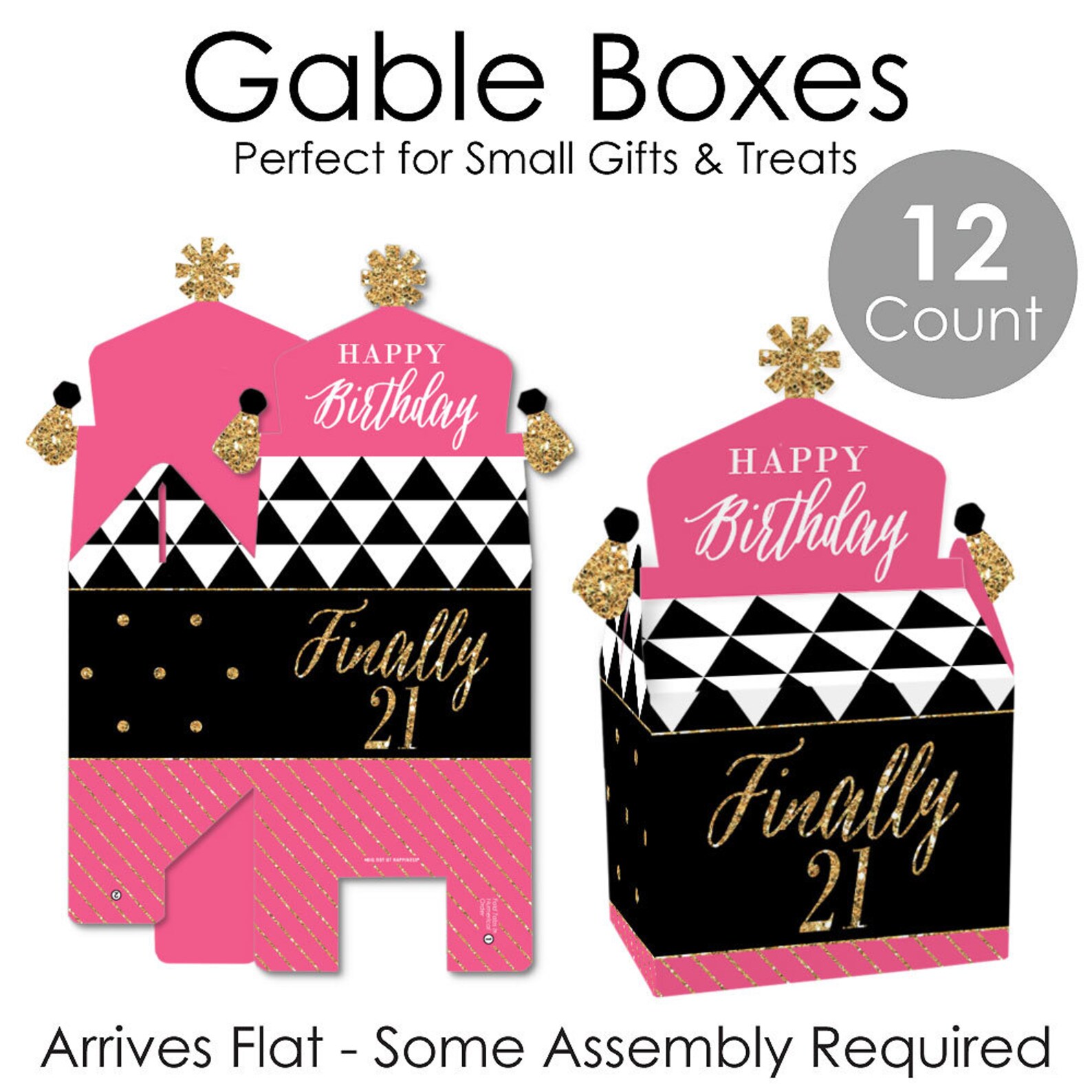 Finally 21 Girl Treat Box Party Favors 21st Birthday Party - Etsy