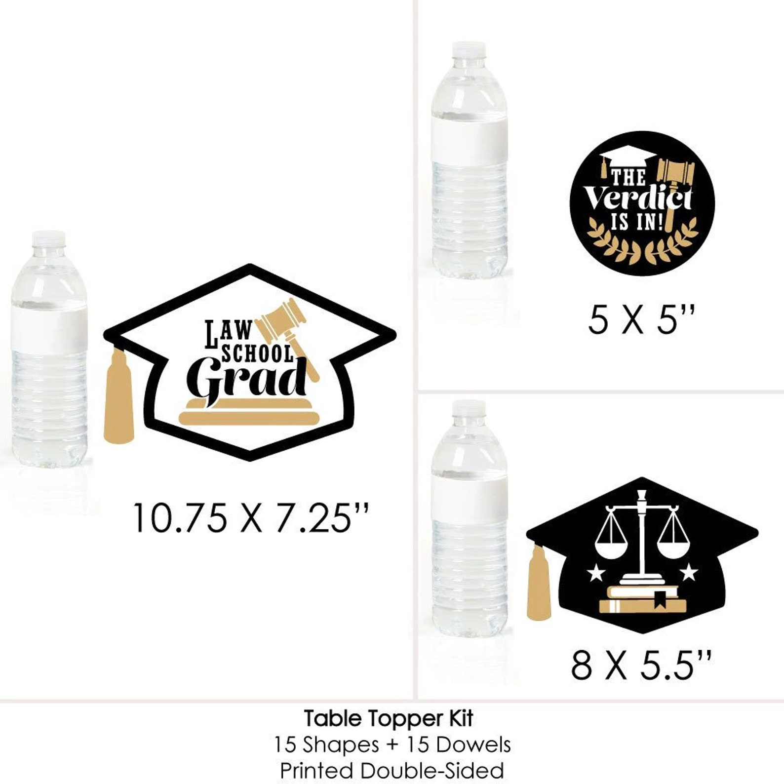 Law School Grad Future Lawyer Graduation Party Centerpiece | Etsy