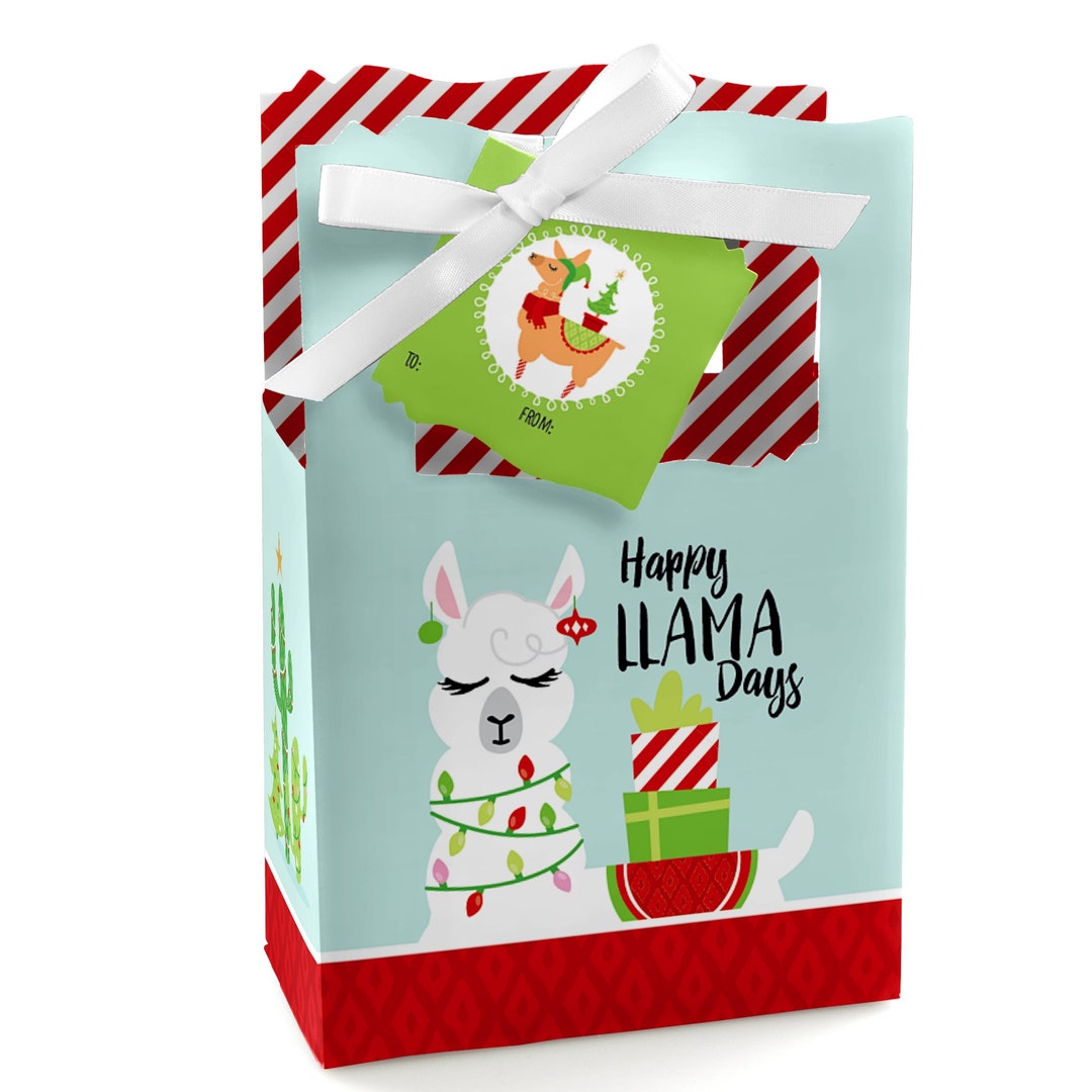 Fa La Llama - Christmas and Holiday Party Favor Boxes - Set of 12 - Etsy