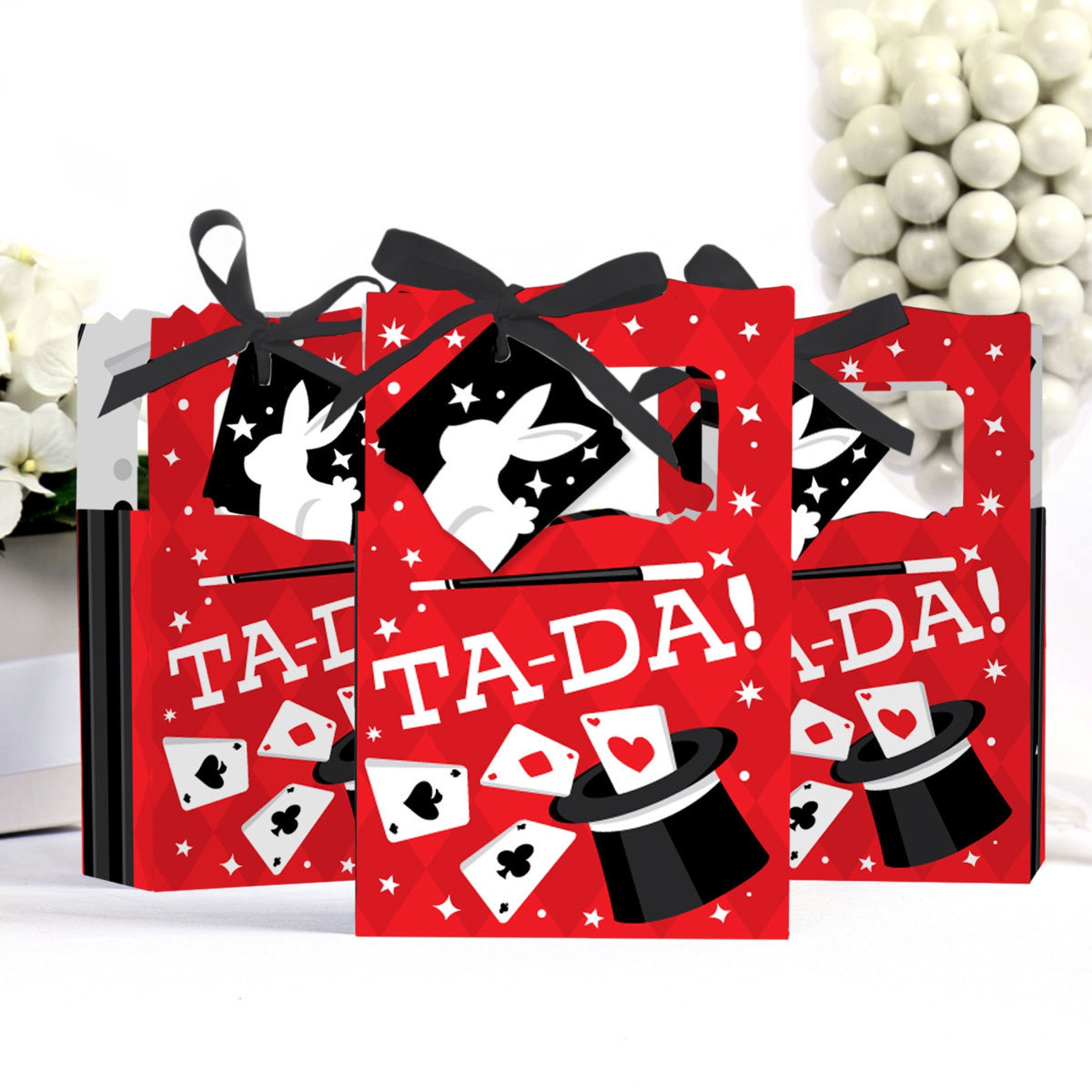 Ta-da Magic Show Magical Birthday Party Favor Boxes Set - Etsy