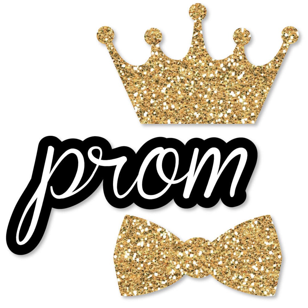 Prom DIY Shaped Paper Cut Outs - Prom Night Small Die Cut Decoration ...