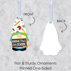 School Gnomes - Teacher and Classroom Decorations - Tree Ornaments ...
