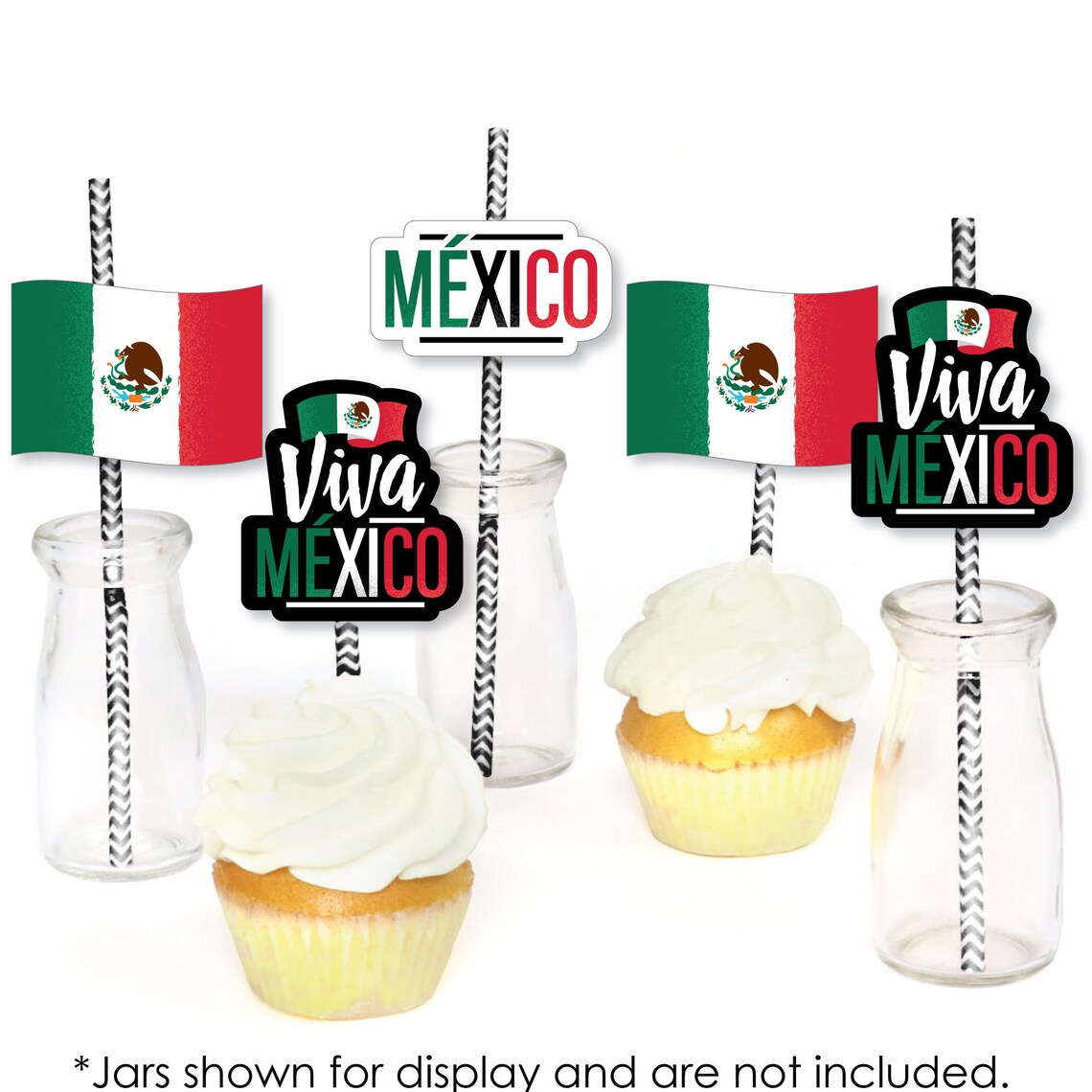 Viva Mexico Paper Straw Decor Mexican Independence Day - Etsy