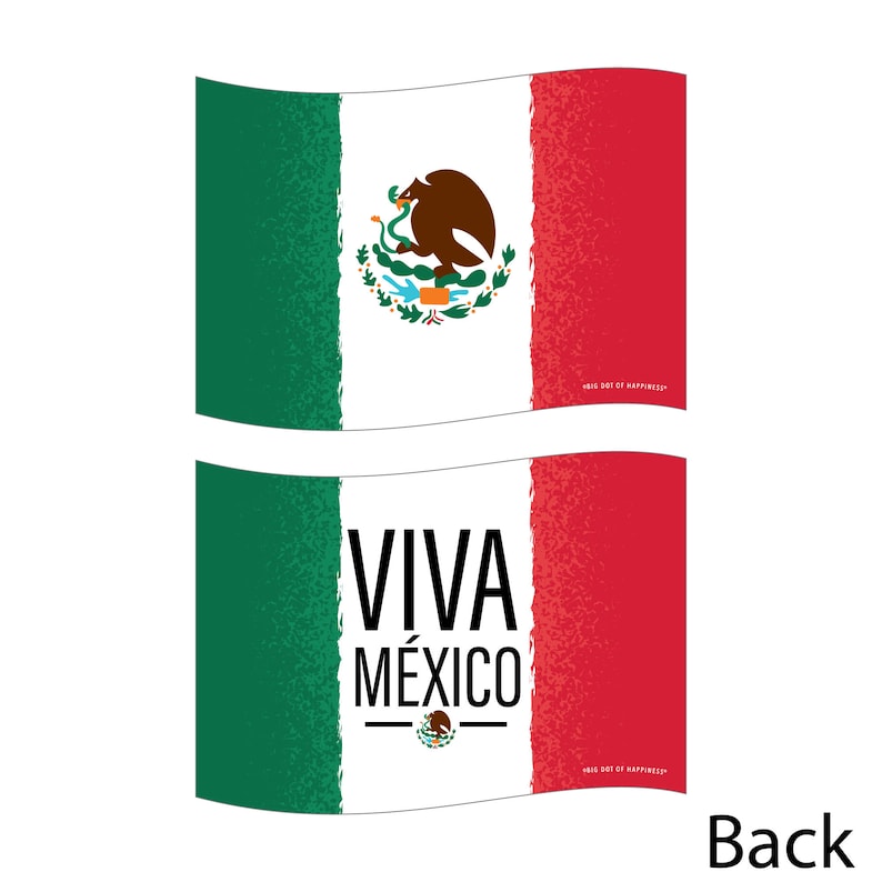 Viva Mexico Flag Decorations DIY Mexican Independence Day - Etsy