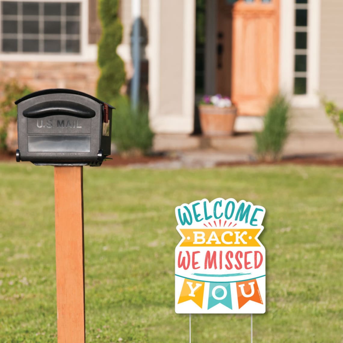 Welcome Back Outdoor Lawn Sign We Missed You Yard Sign 1 - Etsy