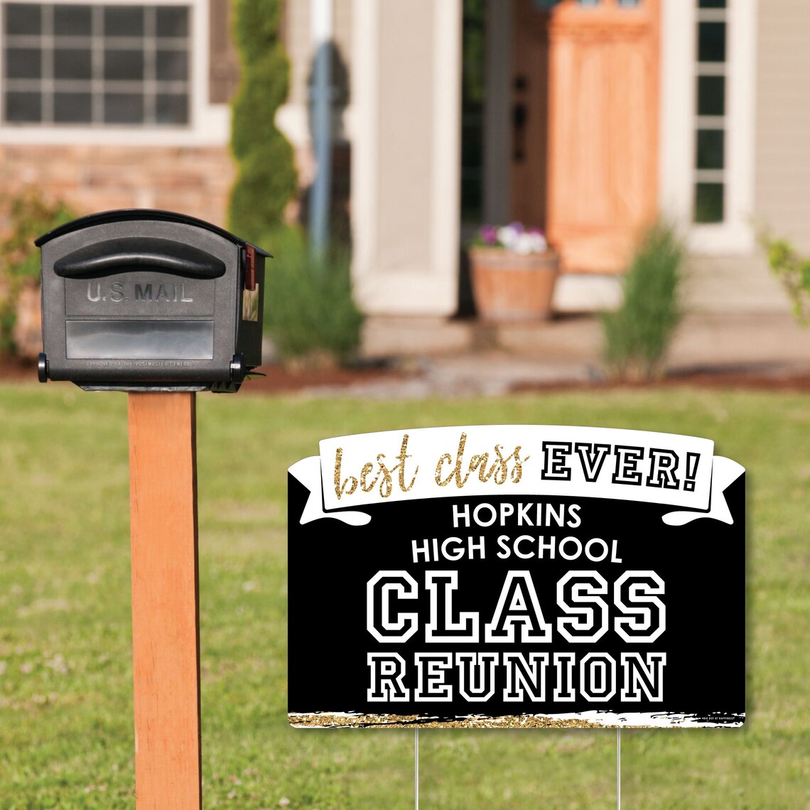 Reunited School Class Reunion Party Yard Sign Lawn | Etsy