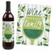 Family Tree Reunion - Wine Bottle Labels for Family Gatherings Parties ...