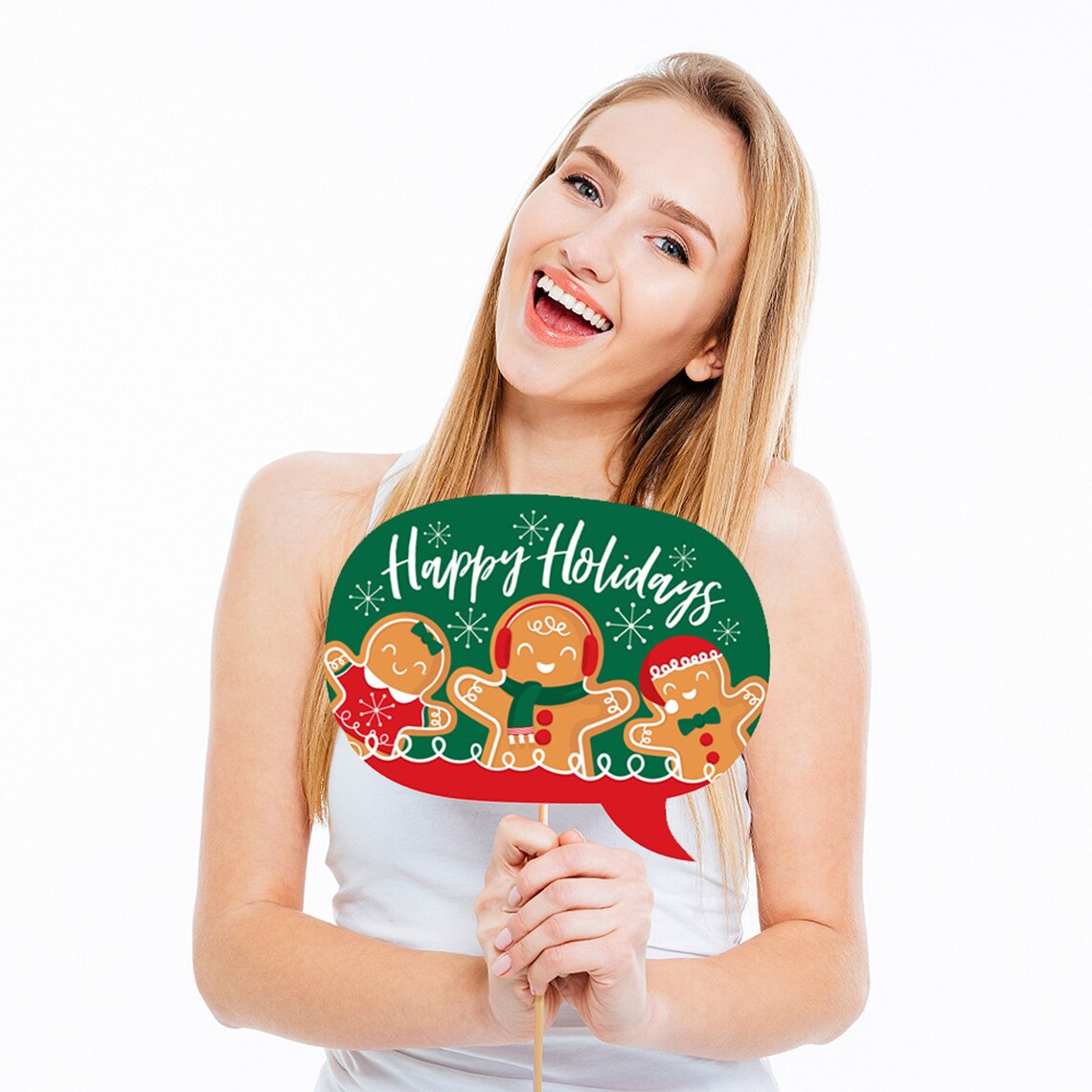 Gingerbread Christmas Gingerbread Man Holiday Party Photo - Etsy