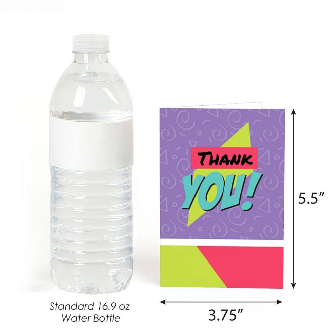 90's Throwback Thank You Cards 1990s Party Supplies - Etsy