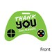 Game Zone Shaped Thank You Cards Pixel Video Game Baby Shower or ...