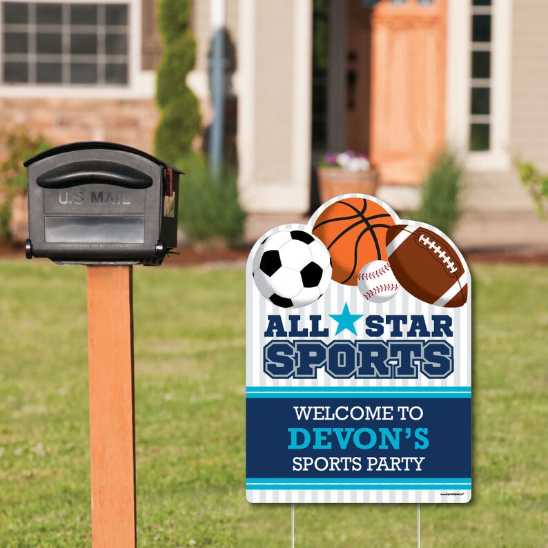 Go Fight Win Sports Party Decorations Birthday Party | Etsy