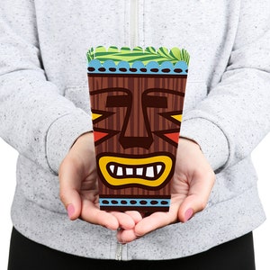 Tiki Luau - Tropical Hawaiian Summer Party Favor Popcorn Treat Boxes ...