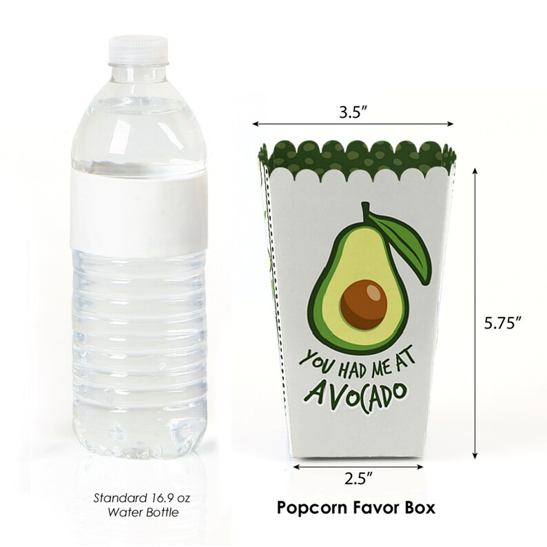 Hello Avocado Fiesta Party Favor Popcorn Treat Boxes Set - Etsy