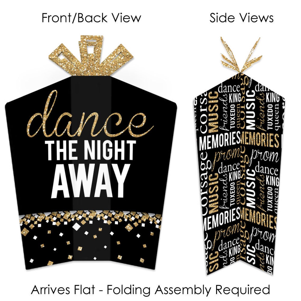 Prom Table Decorations Prom Night Party Fold and Flare - Etsy