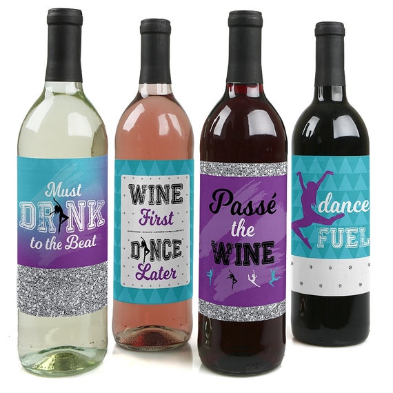 Must Dance to the Beat - Dance - Wine Bottle Labels - Dance Team Wine ...