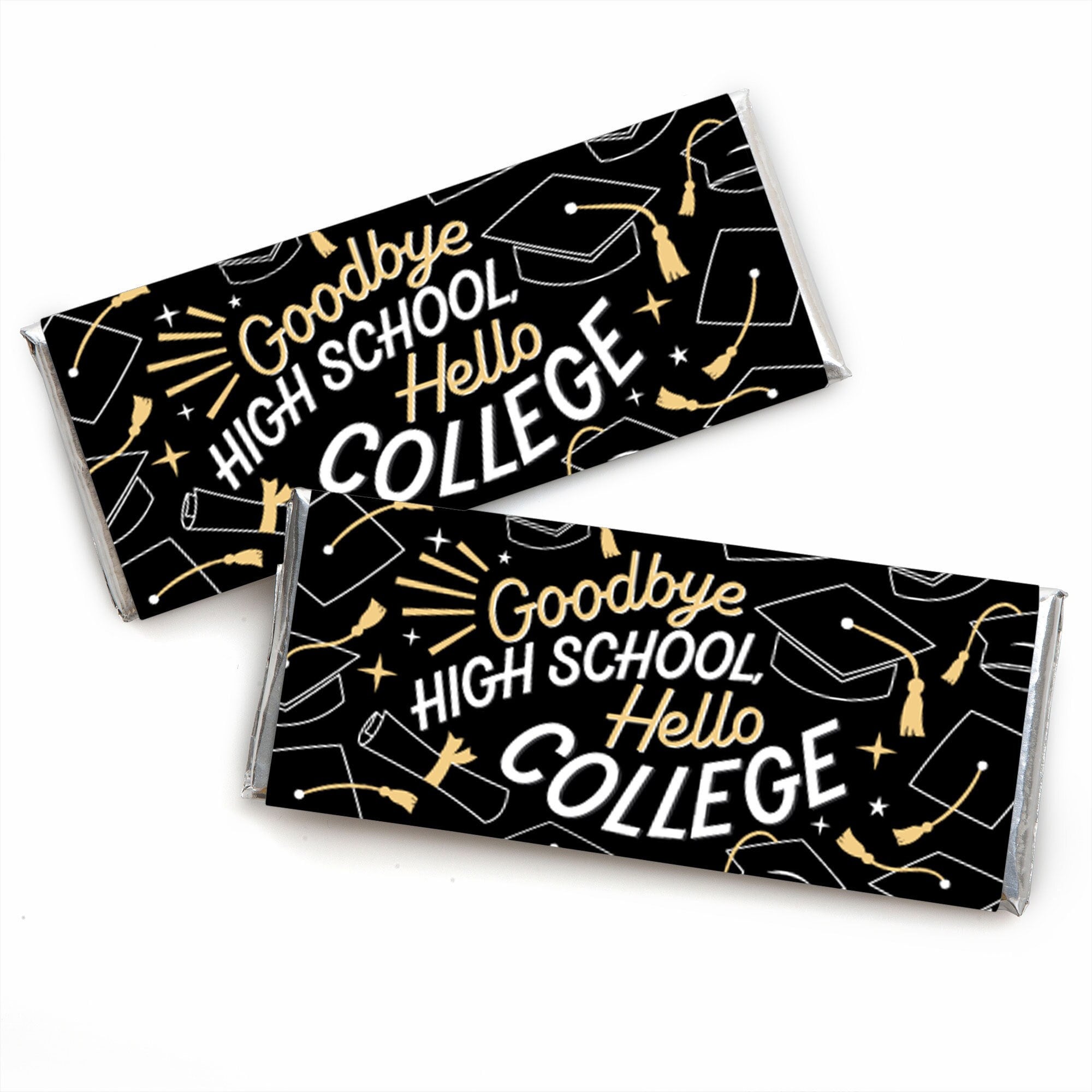 Goodbye High School, Hello College - Candy Bar Wrapper Graduation Party ...