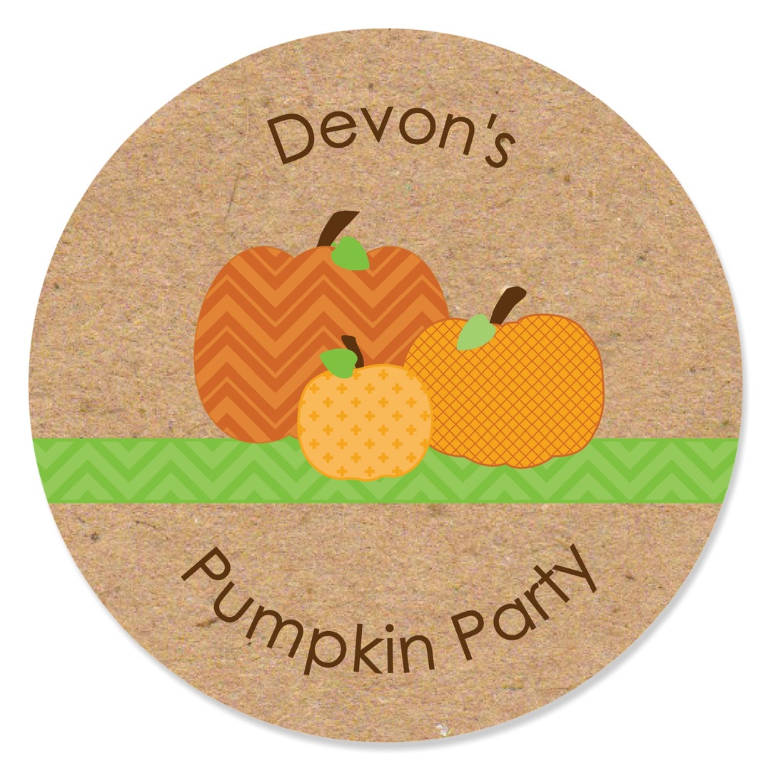 Custom Pumpkin Patch - Personalized Fall, Halloween or Thanksgiving ...