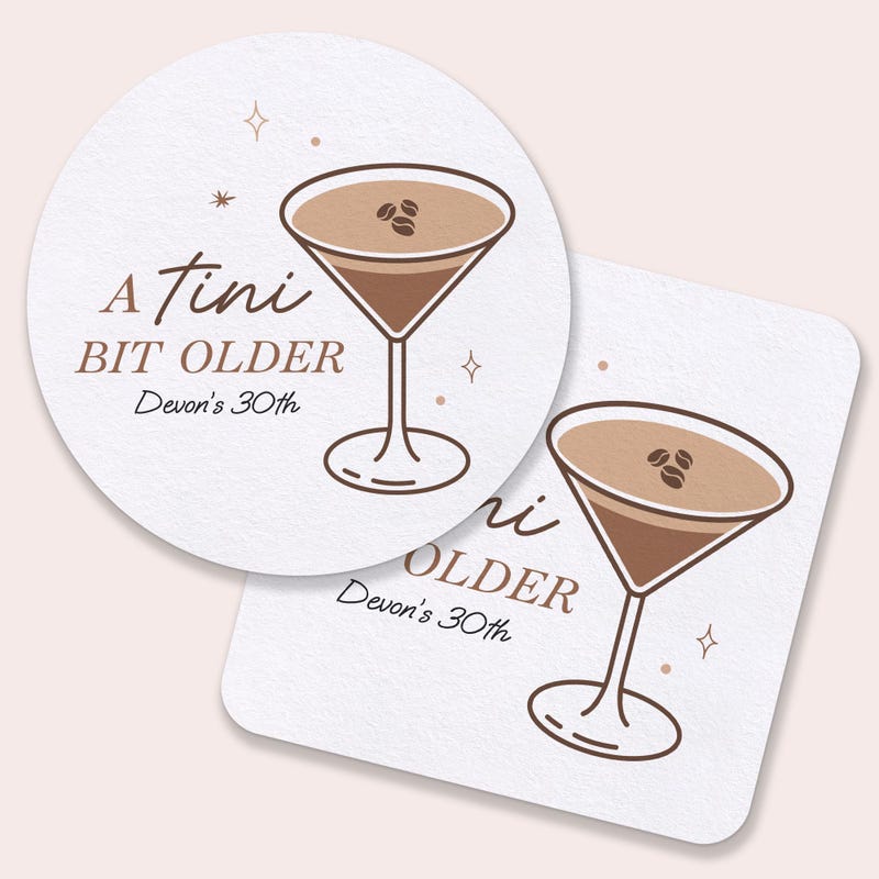 A Tini Bit Coasters - Etsy