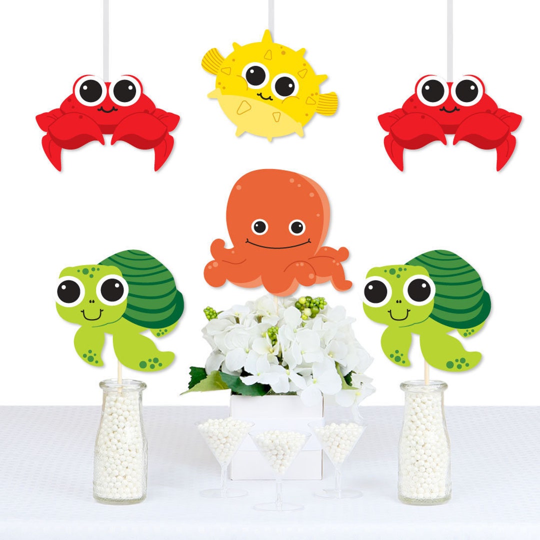 Under the Sea Critters - DIY Decorations Party Essentials - Ocean ...