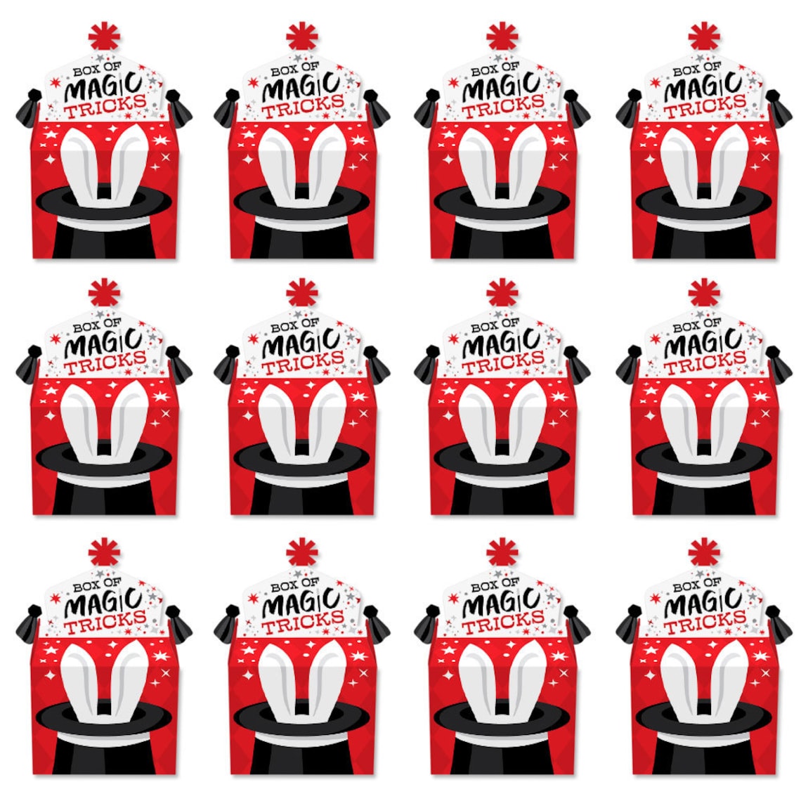 Ta-da Magic Show Treat Box Party Favors Magical Birthday | Etsy