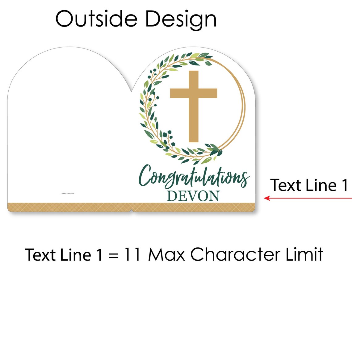 Elegant Cross Religious Congratulations Giant Greeting Card - Etsy