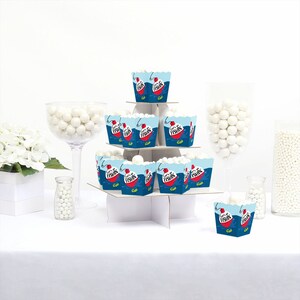 Let’s Go Fishing - Party Mini Favor Boxes - Fish Themed Birthday Party ...