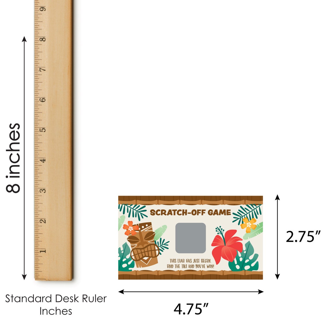 Tropical Luau Hawaiian Beach Party Game Scratch off Cards - Etsy