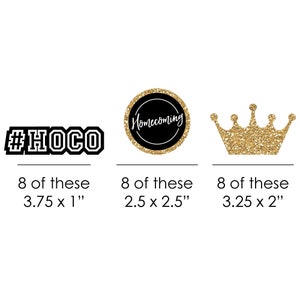 HOCO Dance - DIY Shaped Paper Cut Outs - Homecoming Small Die Cut ...