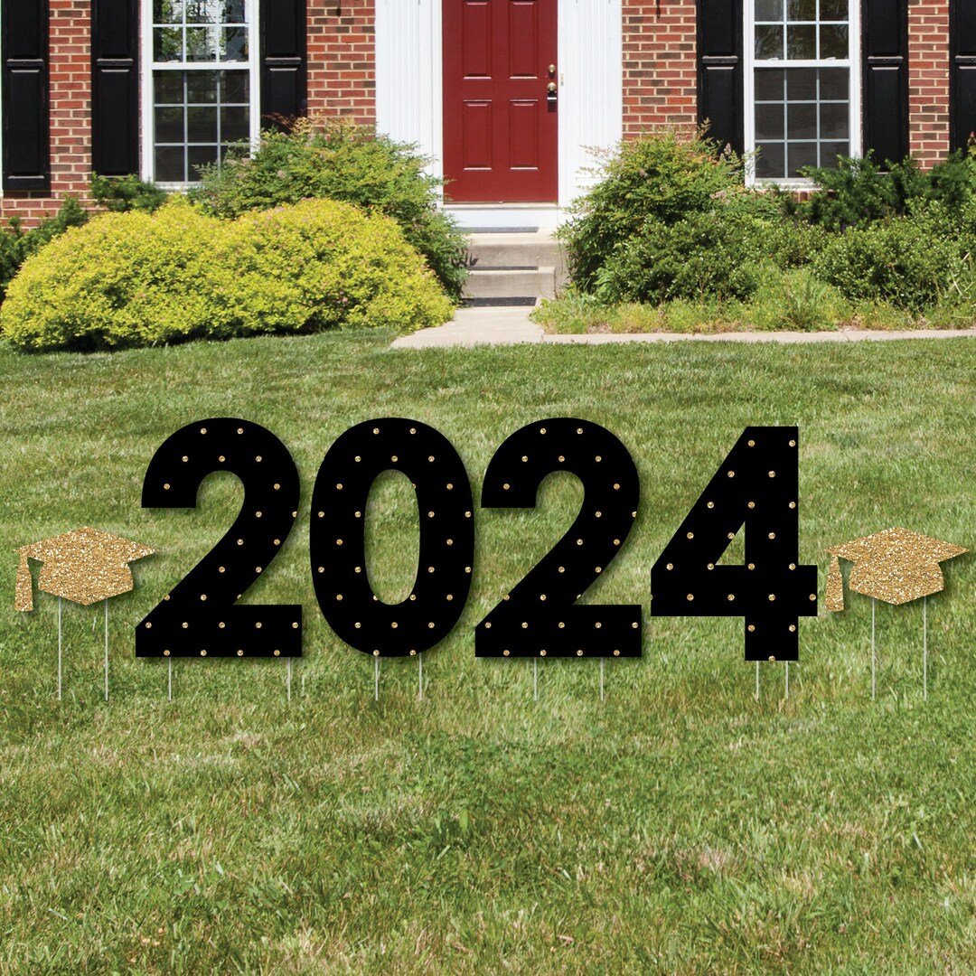 Tassel Worth the Hassle Gold Yard Sign Outdoor Lawn Decorations 2024 ...