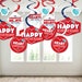 Happy Heartiversary - CHD Awareness Hanging Decor - Party Decoration ...