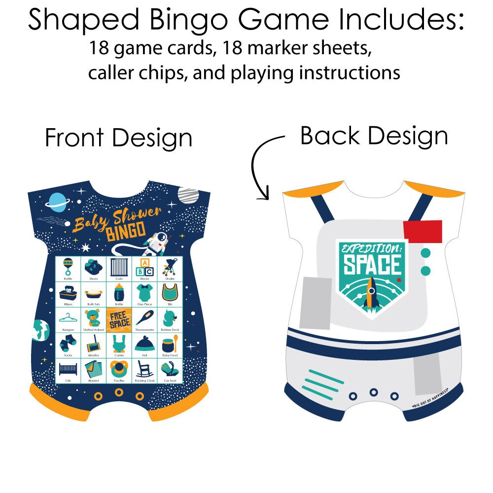 Blast off to Outer Space Picture Bingo Cards and Markers - Etsy
