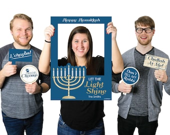 Hanukkah Photo Booth Props - Etsy