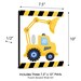 Construction Truck Kids Room, Nursery & Home Décor 7.5 X 10 Kids Wall ...