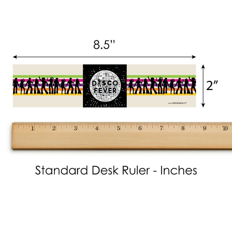 70's Disco - Water Bottle Sticker Labels - Waterproof Self Stick Labels ...