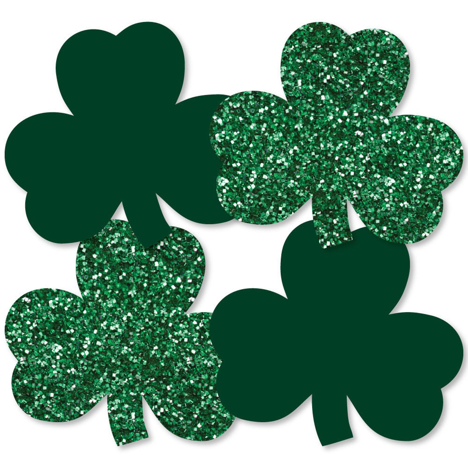St. Patrick's Day Party - DIY Shamrock Shaped Decorations - Saint Paddy ...