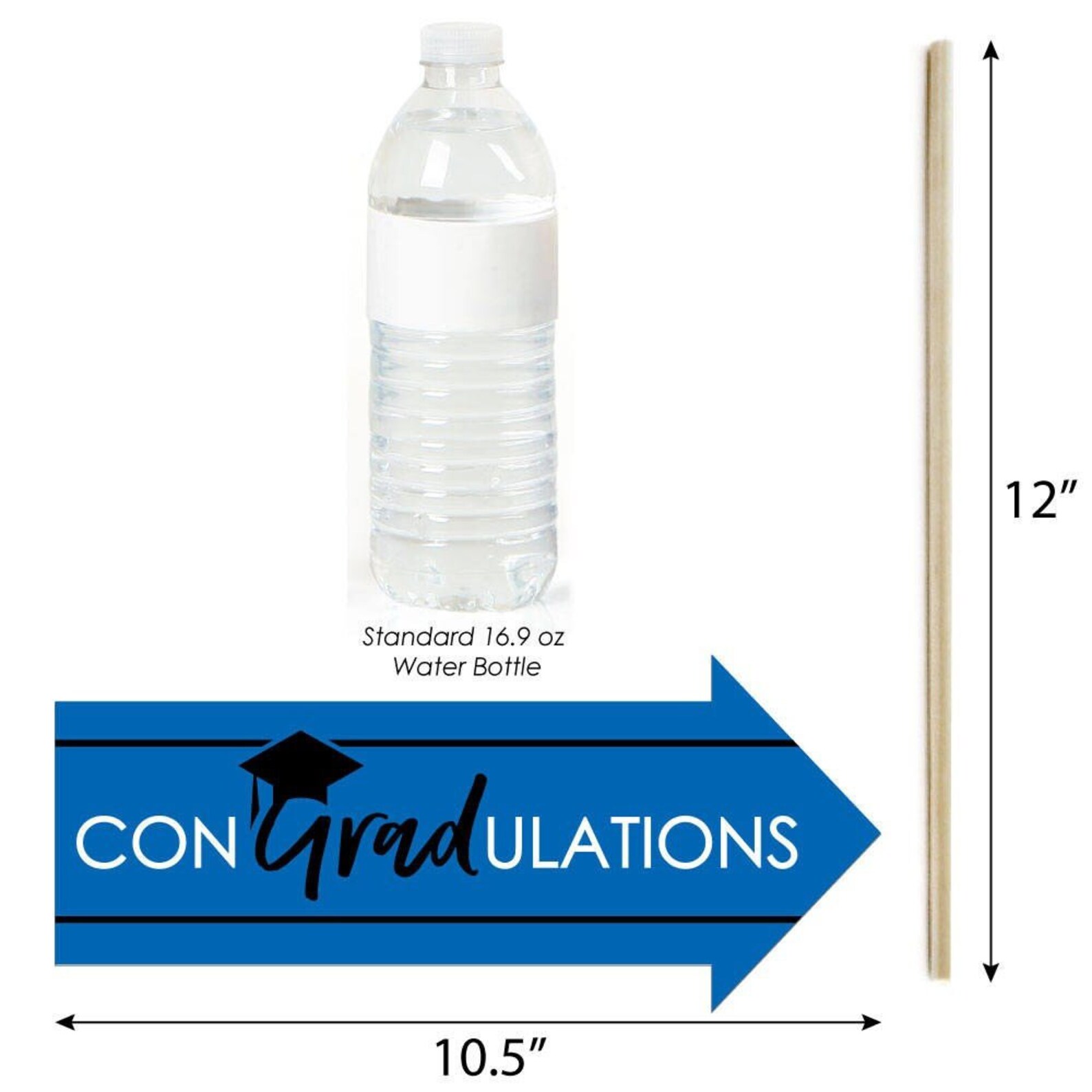 Funny Graduation Photo Booth Props - Blue Grad - Best is yet to Come ...